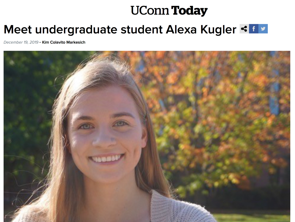 UConn Today features German Studies’ Alexa Kugler – uconngerman